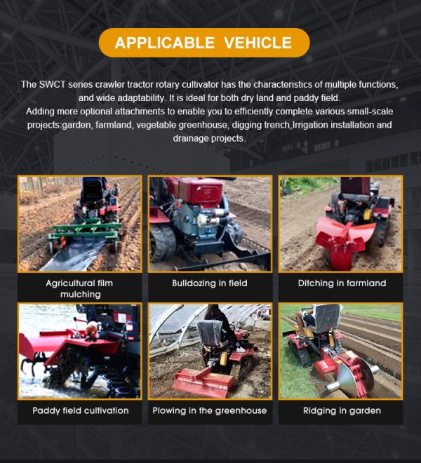 35 HP Paddy Field Tracked Tractor – Shandong Sunway Machinery Co., Ltd.