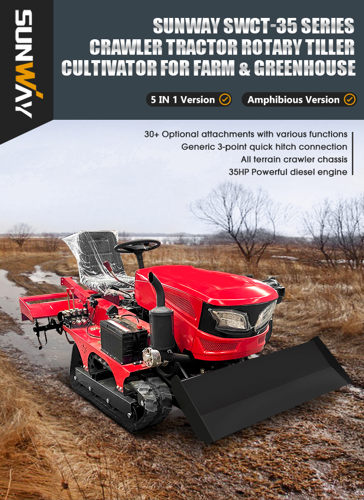 35 HP Dry Land Crawler Tractor – Shandong Sunway Machinery Co., Ltd.